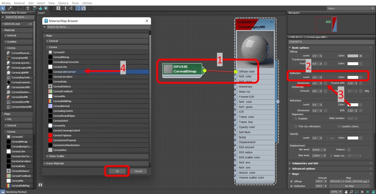 Mapa, ¿cómo ponerlos todos juntos para formar una textura en 3Ds Max ...